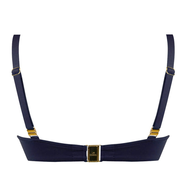 Lise Charmel 'Sublime Drape' Bikini Set with Wide Side Brief (Marine S ...