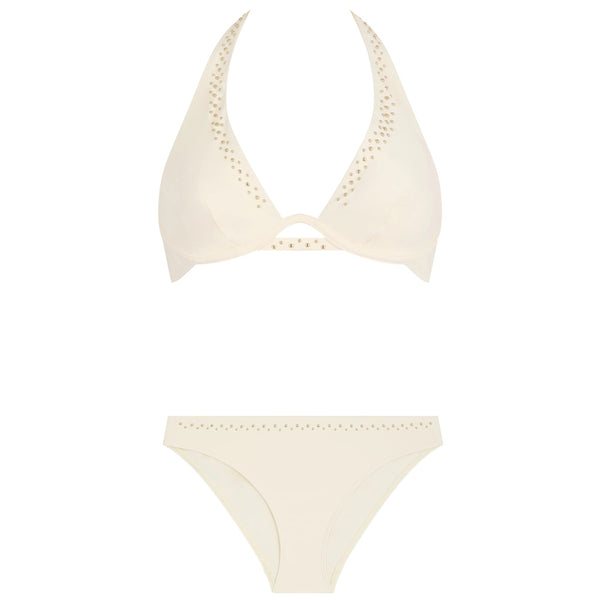 Aubade Swim 'Summer Stars' Opal Halterneck Bikini Set | Sandra Dee
