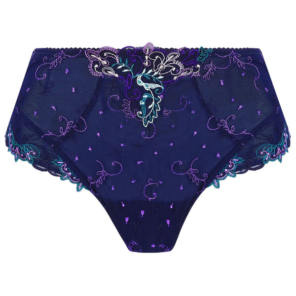 Lise Charmel 'Déesse Désirs' Midnight Blue High Waist Brief | Sandra Dee