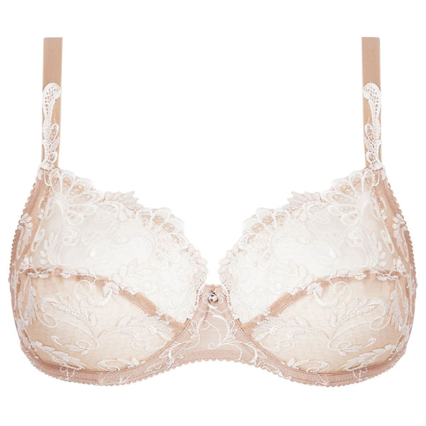 Lise Charmel 'Dressing Floral' Beige 3-Part Full Cup Bra | Sandra Dee