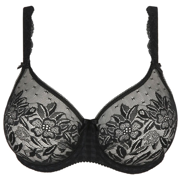 PrimaDonna 'Madison' Black Non-Padded Full Cup Seamless Bra | Sandra Dee