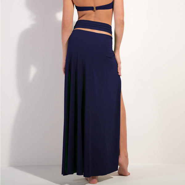 Pain de Sucre 'Petra' Navy Multi-Position Pareo Skirt | Sandra Dee